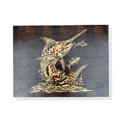 Marlin board CNC inlay plan 24x18'' – CUSTOM CUTTING BOARDS BY BROINWOOD