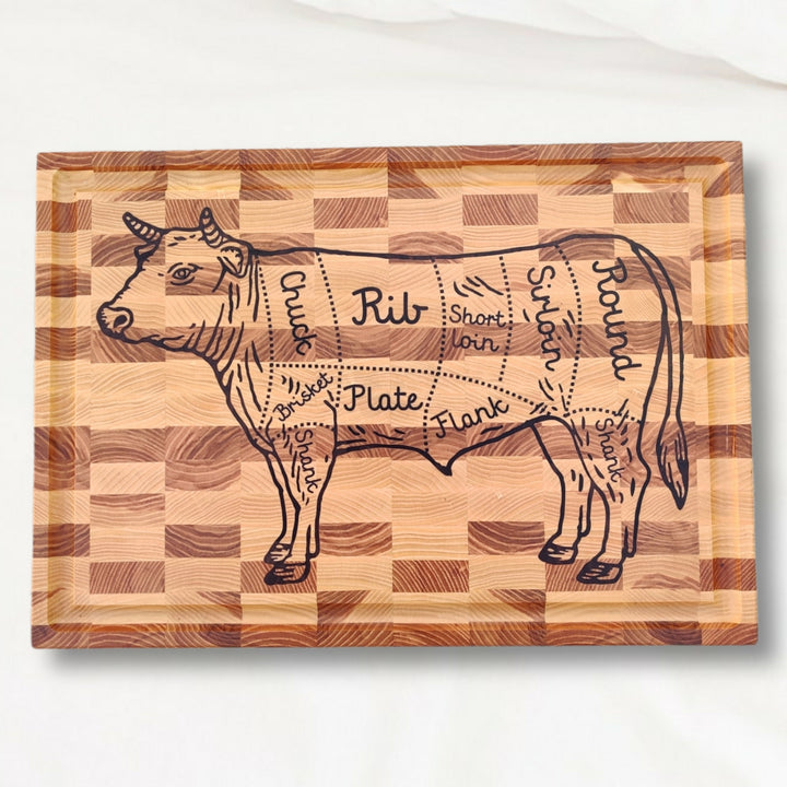 Inlaid Cutting Board made in USA by Brother in Wood, broinwood, cnc ...