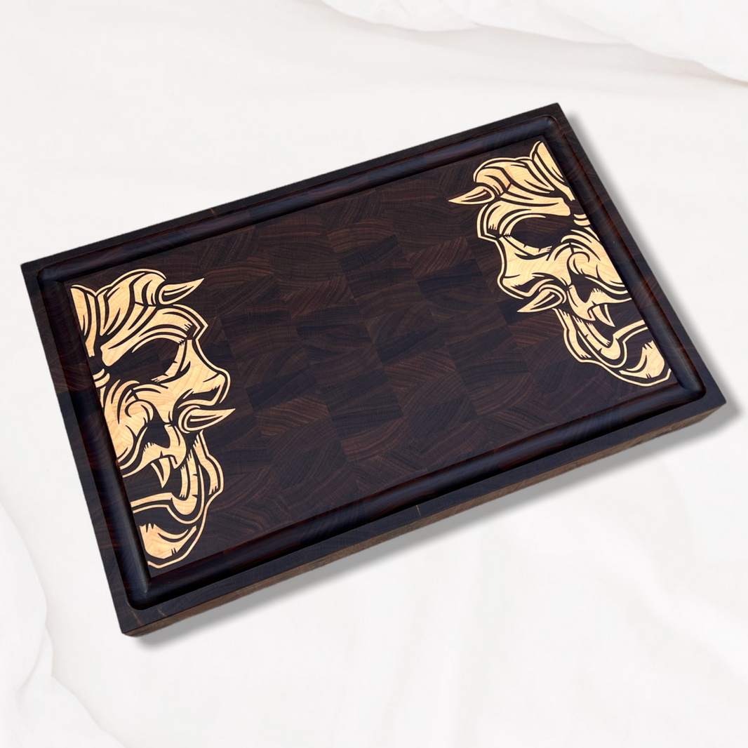 Inlaid Cutting Board made in USA by Brother in Wood, broinwood, cnc ...